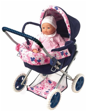 Corolle 2-in-1 Carriage and Tidoo Dolls